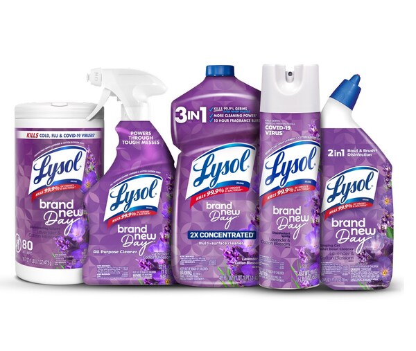 Lysol introduces Lavender & Cotton Blossom scent | World Aerosols