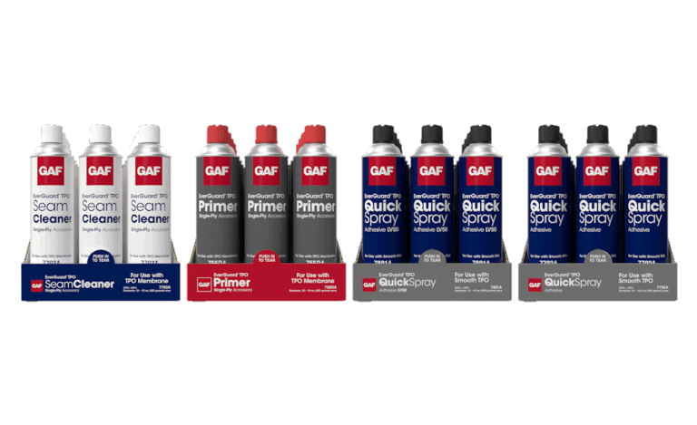 GAF introduces four aerosol products in EverGuard TPO line | World Aerosols